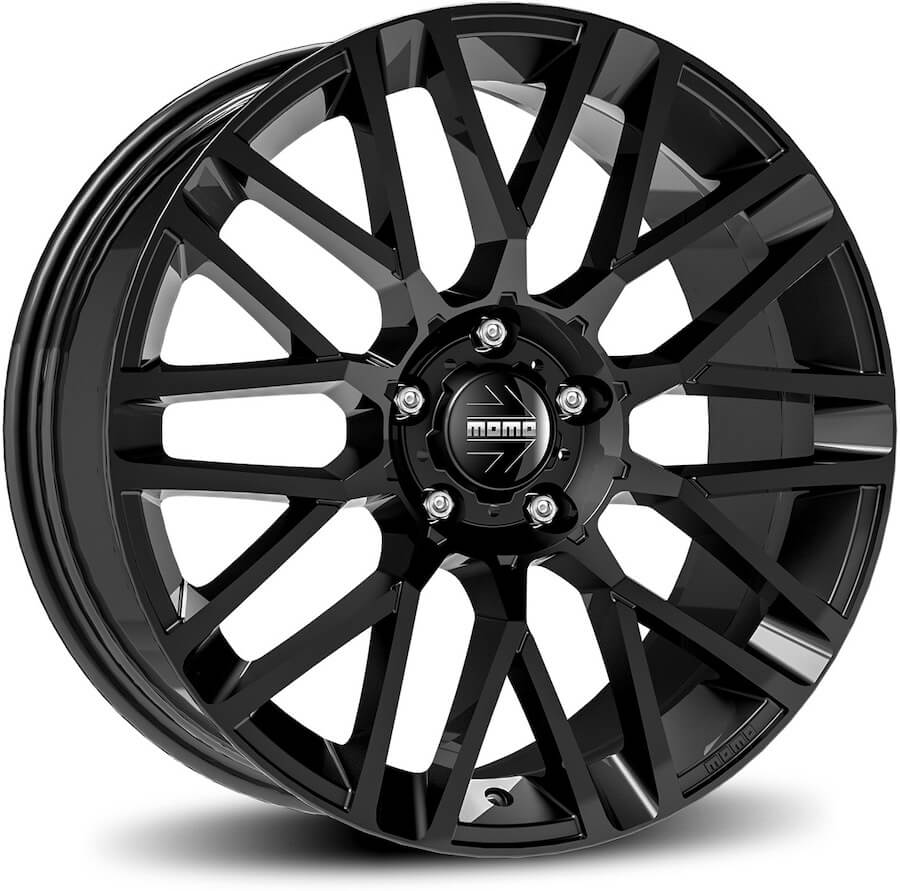 MOMO, Revenge, 20 x 8.5 inch, 5x120 PCD, ET45 in Gloss Black Single Ri ...